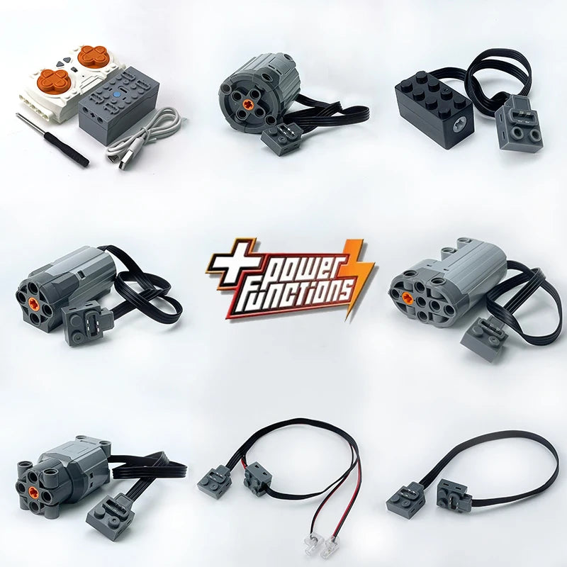 MOC Technical Parts Power Functions Remote Control Servo Motor Compati ...